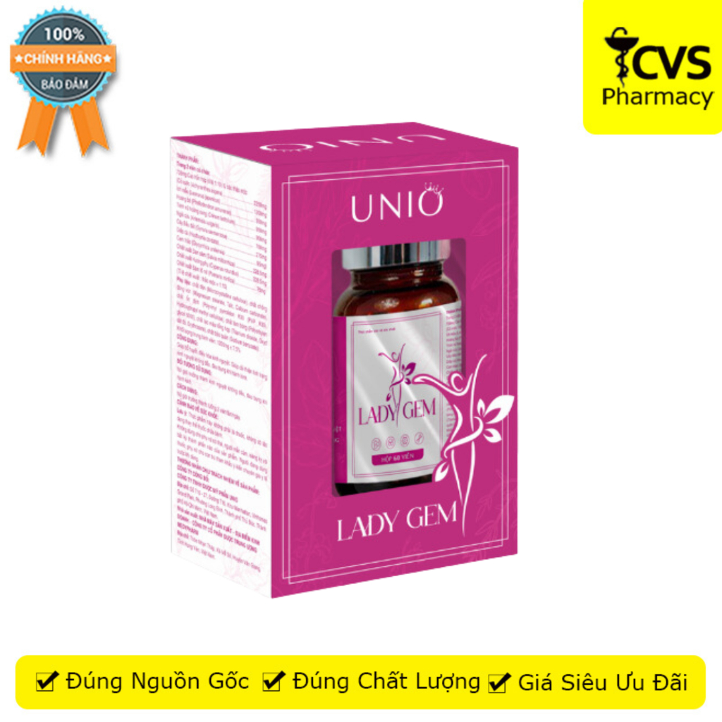 [Mẫu mới] Ladi Gem - Lady Gem - Hỗ trợ giảm các biểu hiện do suy giảm ...