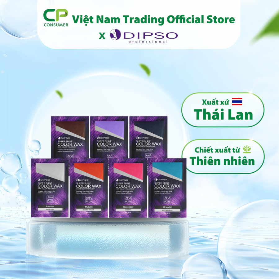 Sáp nhuộm tóc Dipso Super Shine Hair Wax 30ml không chứa amoniac và ...