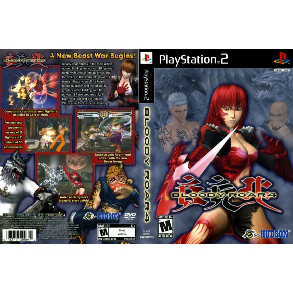 Đĩa Game Bloody Roar 4 PS2 Đấu Trường Thú | Shopee Việt Nam