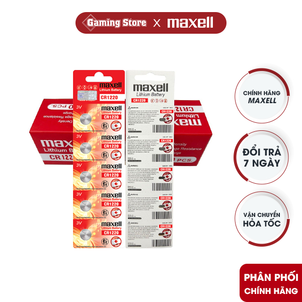 Pin Maxell CR1220 Lithium 3v - Hàng Chính Hãng | Shopee Việt Nam
