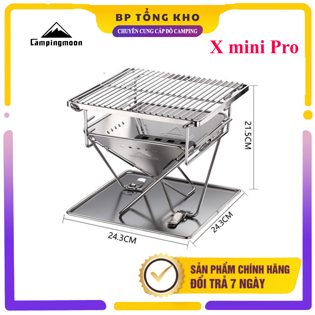 Bếp nướng dã ngoại gấp gọn Campingmoon 2-3 người X-mini và X-mini Pro chính hãng | Shopee Việt Nam