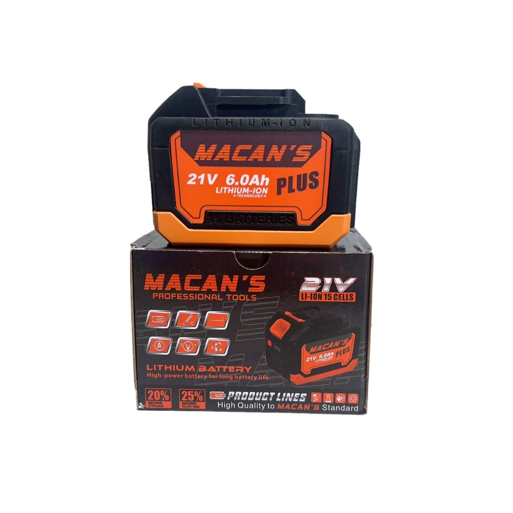 Pin 15 Cell MACAN Chân pin phổ thông dùng cho máy khoan, máy bulong pin ...