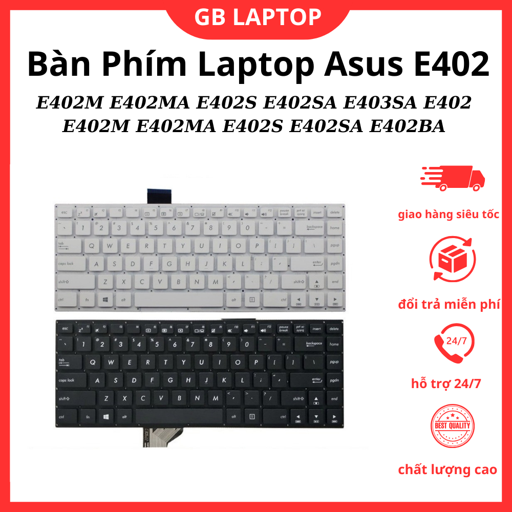 Bàn Phím Laptop Asus E402 E402M E402MA E402S E402SA E403SA E402 E402M E402MA E402S E402SA E402BA ...