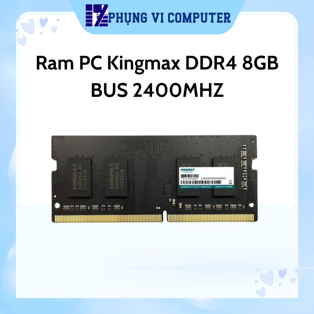 Ram PC Kingmax DDR4 8GB BUS 2400MHZ - Hàng Chính Hãng - Bảo Hành 3 Năm ...