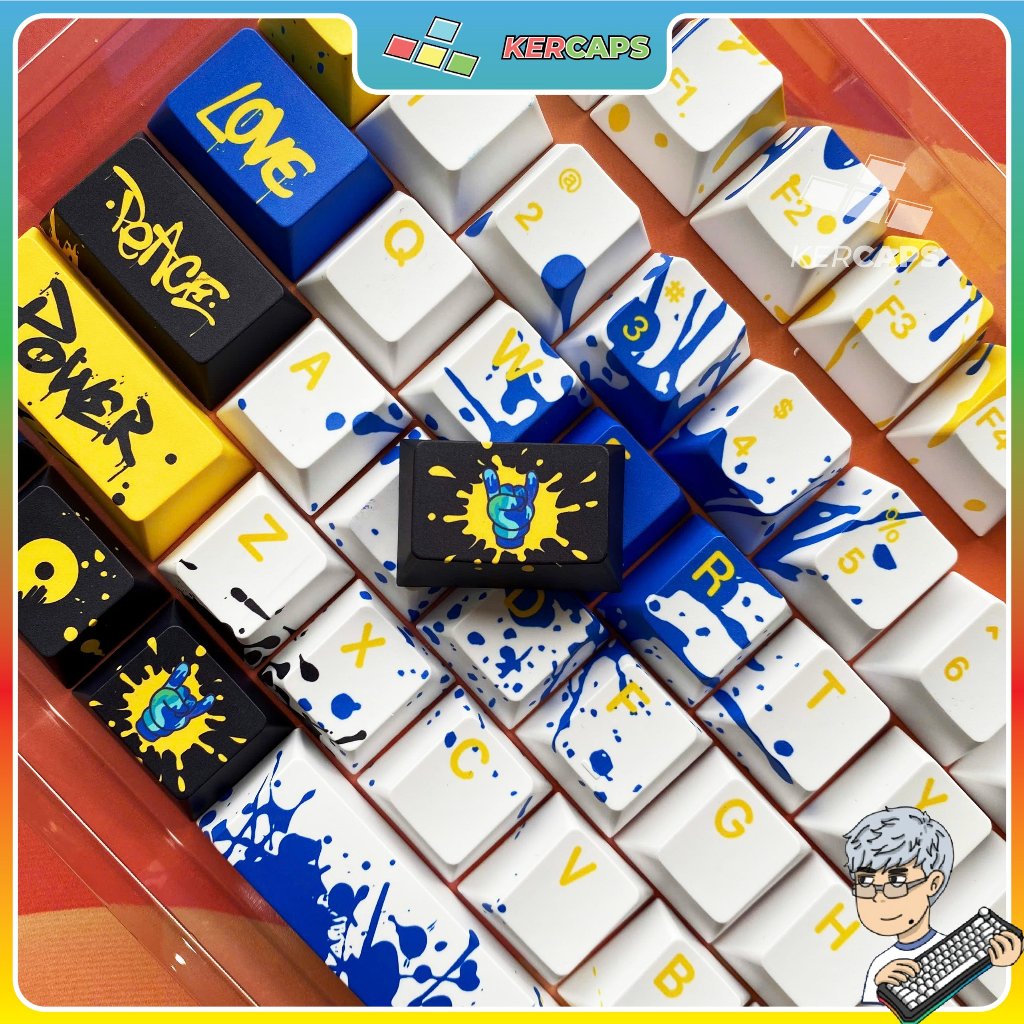 |Keycap| Graffity Styles - Profile cherry, PBT cho Rainy75, Lucky65 ...