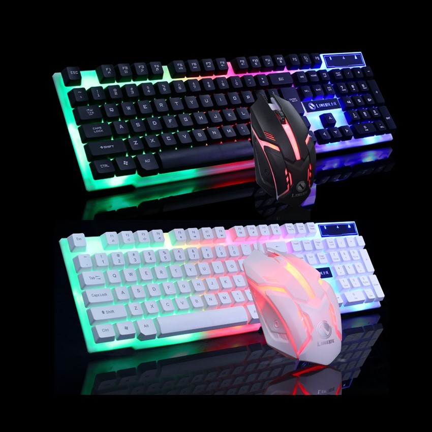 Bộ Bàn Phím Và Chuột GIả Cơ Limeide GTX350 (1600DPI)- LED RGB- 104 phím ...
