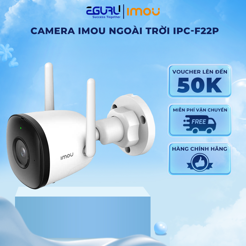 Camera Imou ngoài trời IPC-F22P 2MP | Full HD 1080P | Micro Thu Âm Kèm ...