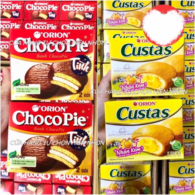 [TẾT 2026] 2P Bánh Chocopie/ Custas/ Tipo/ Hura Hộp 2 cái | Shopee Việt Nam
