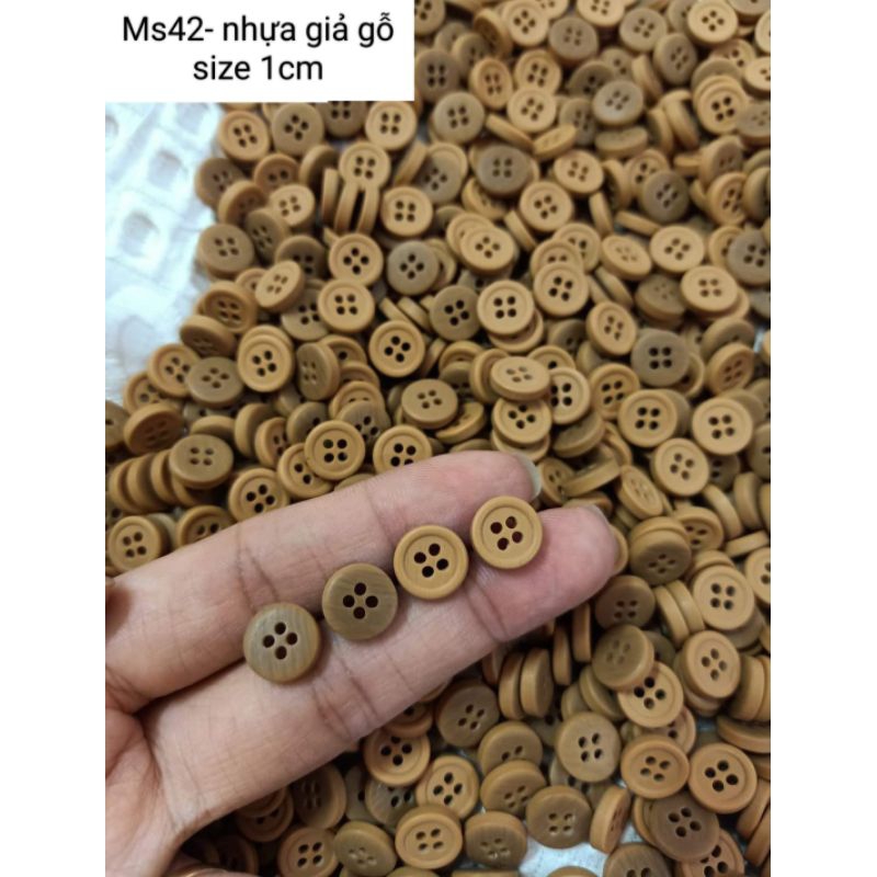 Set 30 nút gỗ - nút giả gỗ vintage - cho khuy áo sơ mi đầm - decor handmake | Shopee Việt Nam