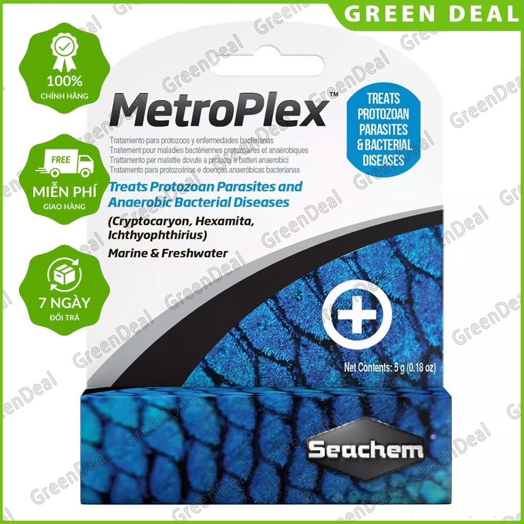 SEACHEM - MetroPlex (Hộp 5 gram) | Xử lý ký sinh trùng an toàn cho cá ...