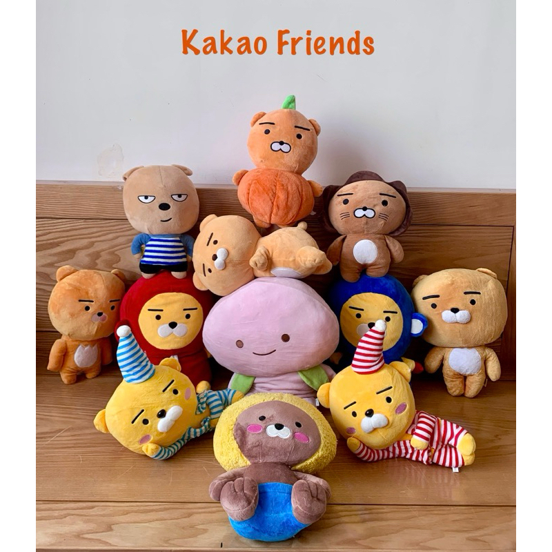 [Kakao Friends] Thú bông - Gấu bông Kakao Friend: Apeach, Ryan, Muzi ...