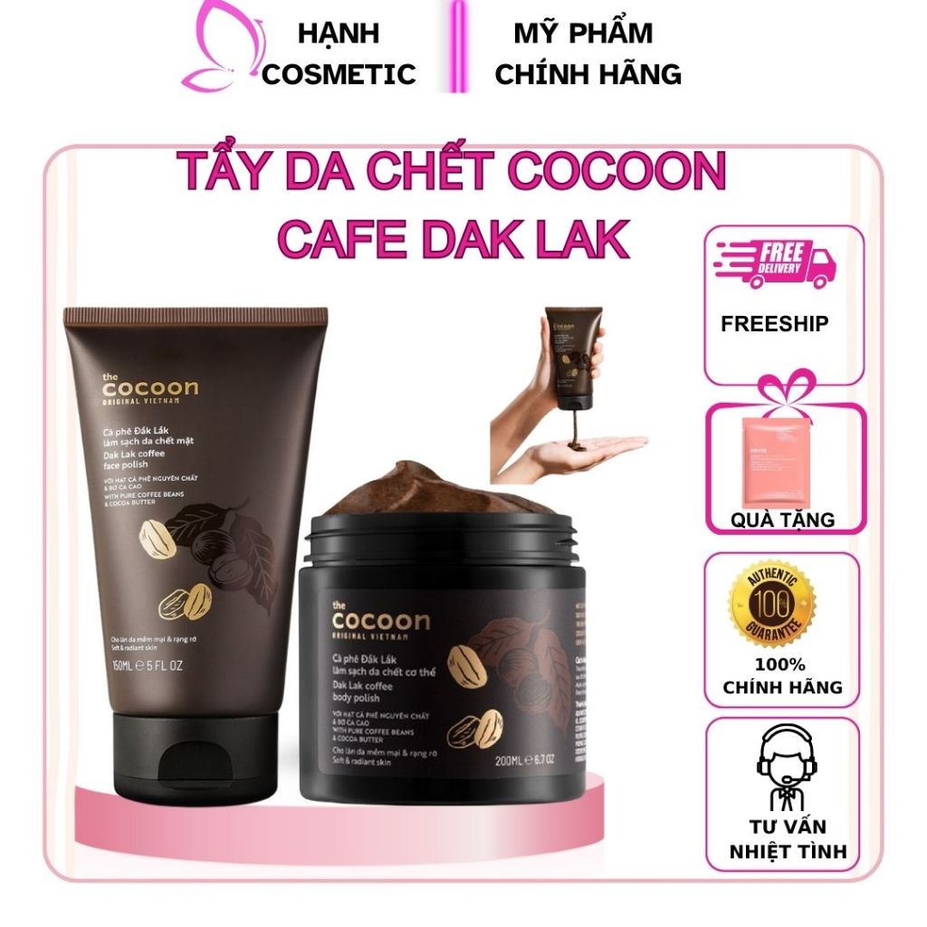 Tẩy Da Chết CoCoon Coffee Đắk Lắk | Shopee Việt Nam