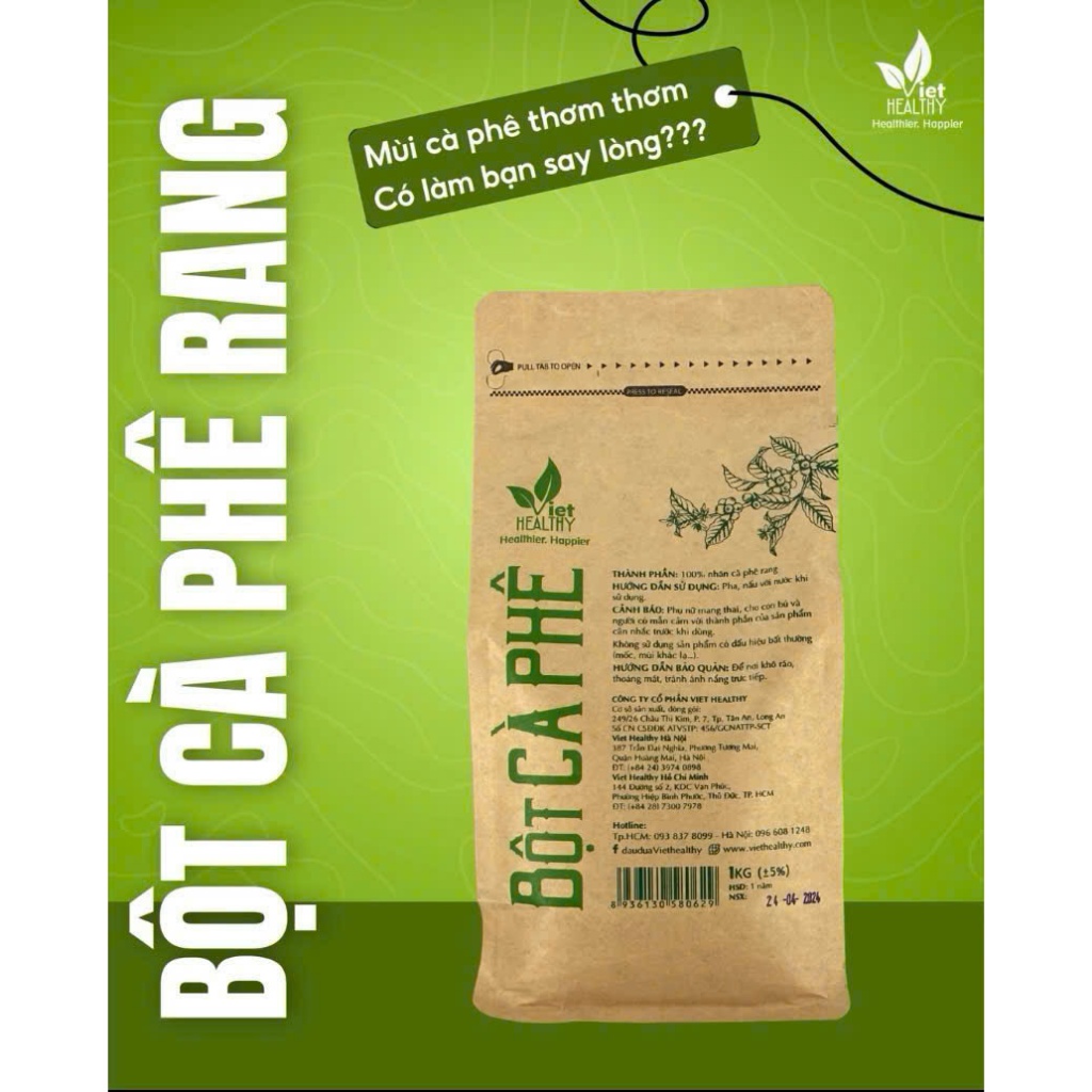 Bột Cà phê 1 kg, Bột Cafe Enema 100% nguyên chất | Shopee Việt Nam