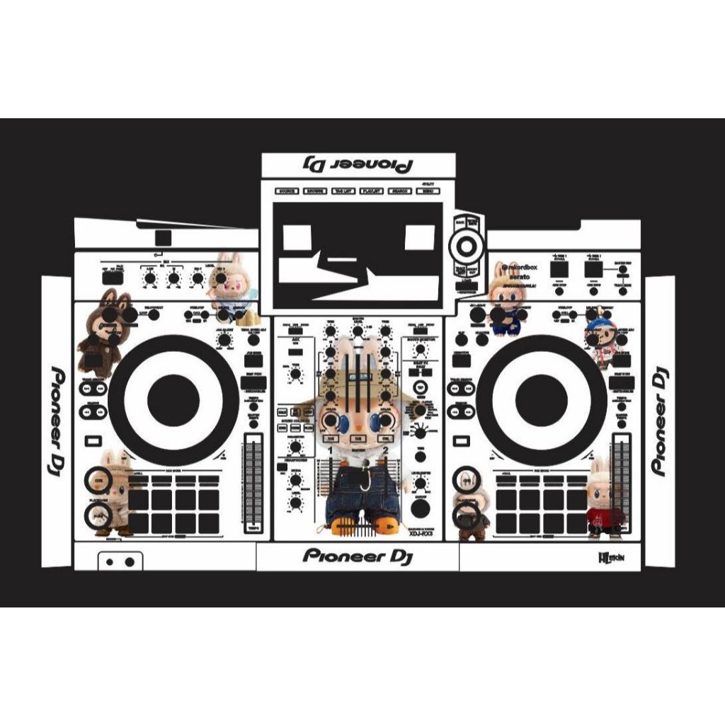 [ Hỏa Tốc ] Skin Dán Bàn DJ (LABUBU) ( XDJ RR / RX / RX2 / RX3 / XZ ...