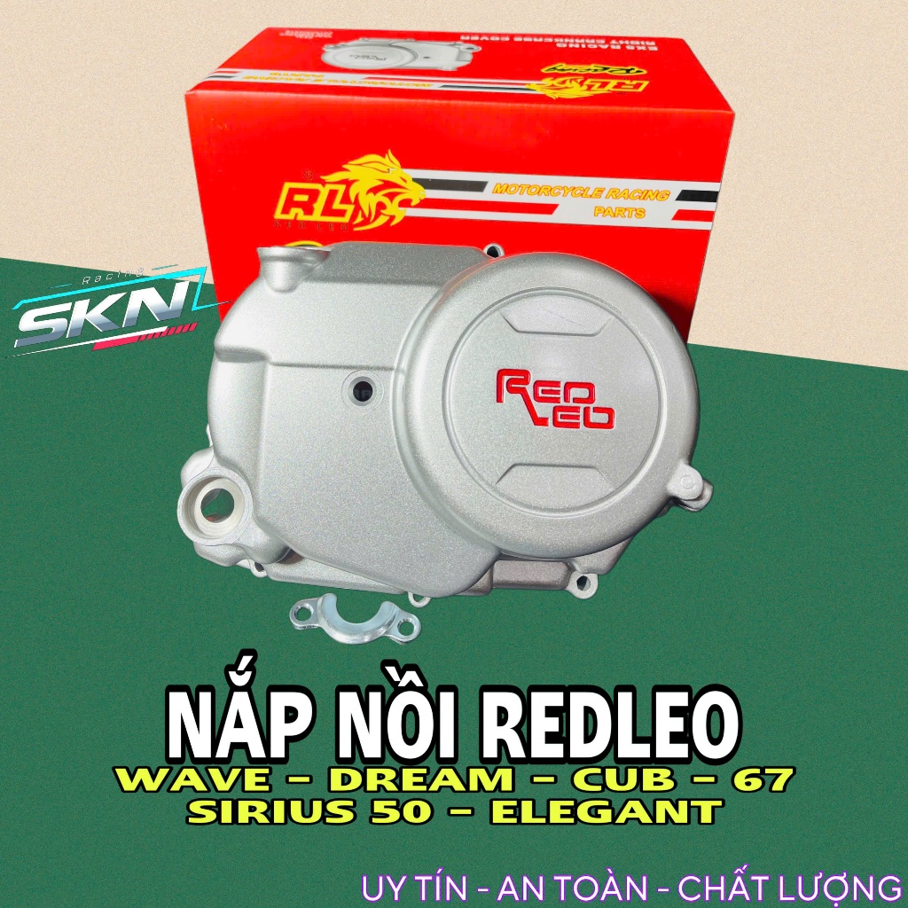Nắp nồi REDLEO cho xe Wave Dream Cub 67 Sirius 50 Elegant ( tặng kèm ...
