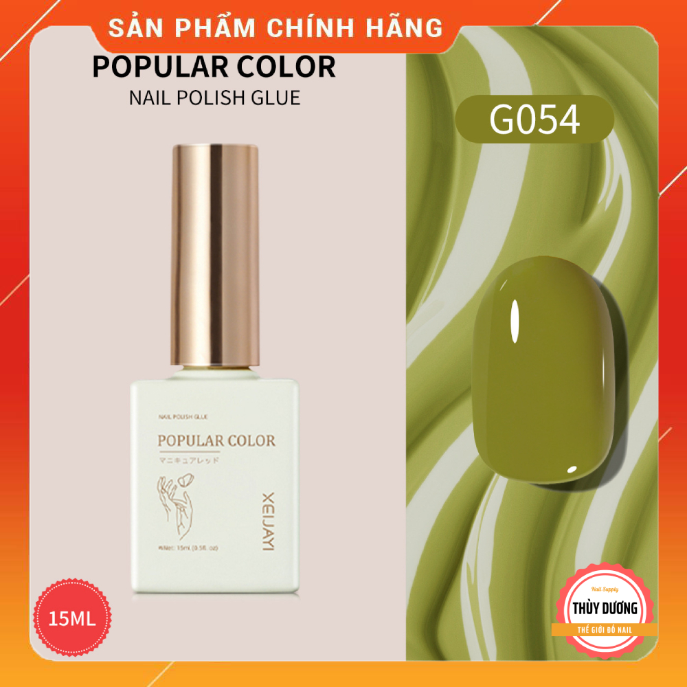 [G054] Sơn gel Xeijayi chính hãng siêu đặc màu xanh mã G054 15ml ...