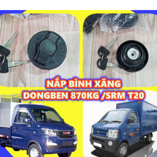 Nắp bình xăng xe tải DONGBEN 810KG 990kg K9 DB1021 SMR T20 loại tốt ( giá 1 cái) | Shopee Việt Nam