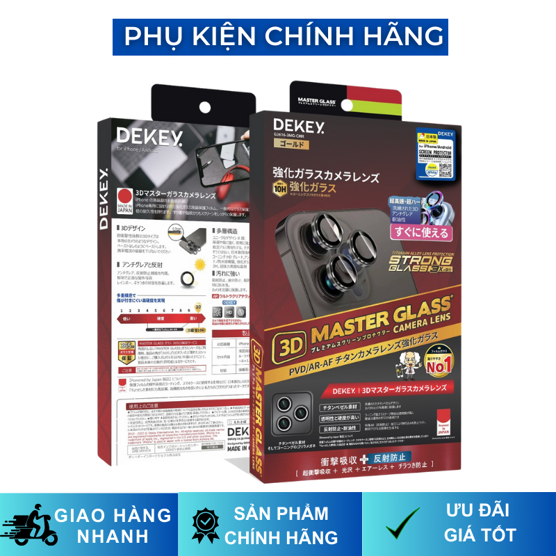 Lens Camera Dekey Nhật Bản Cao Cấp Chính Hãng cho iP 14 Pro/ 14 Pro Max ...