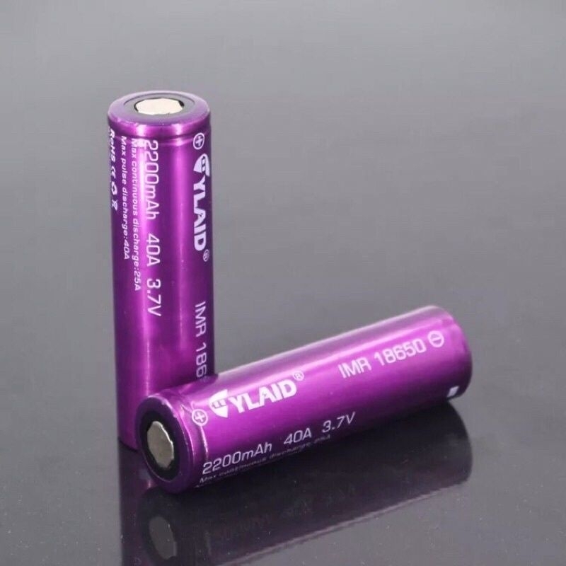 1 Pin sạc Cylaid Tím 18650 2200mah Xả 40A.Chuẩn chính hãng | Shopee ...