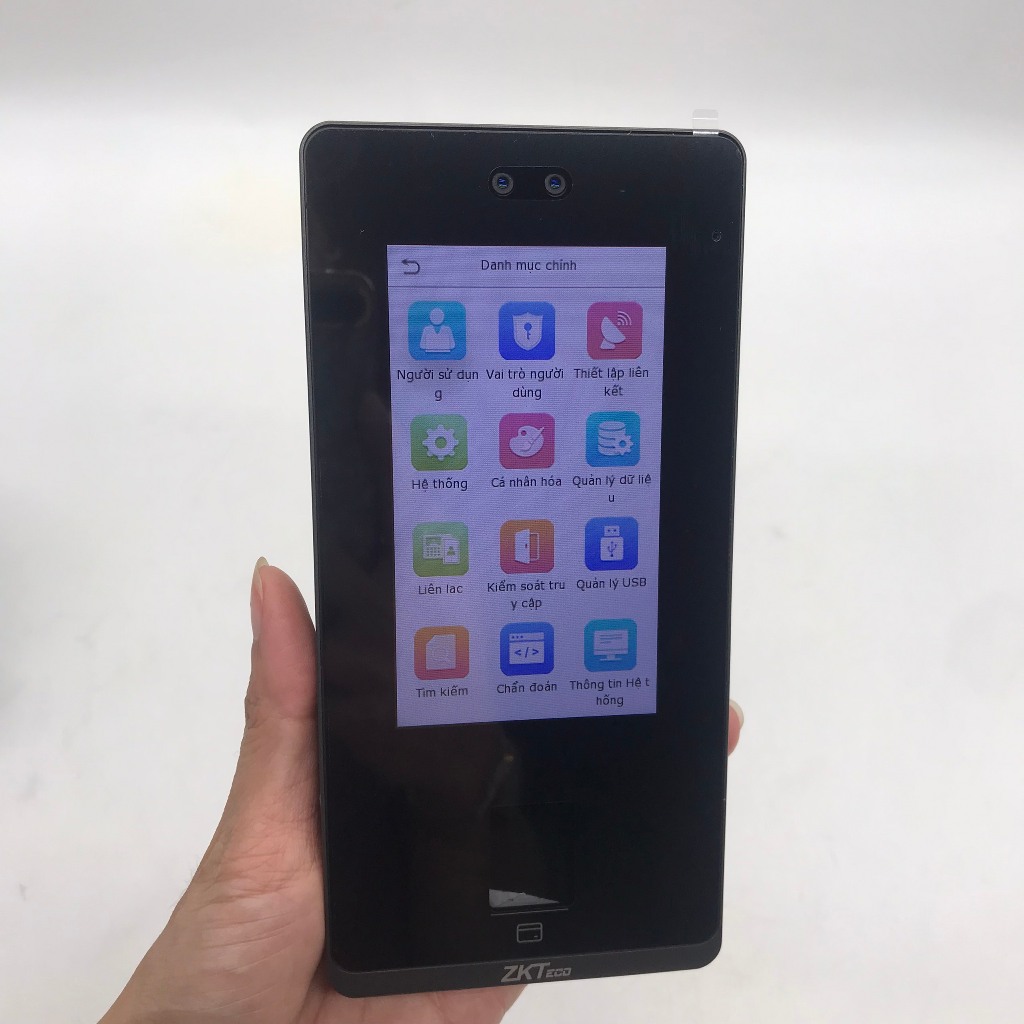 MÁY CHẤM CÔNG VÂN TAY, KHUÔN MẶT ZKTECO SenseFace 4A | Shopee Việt Nam