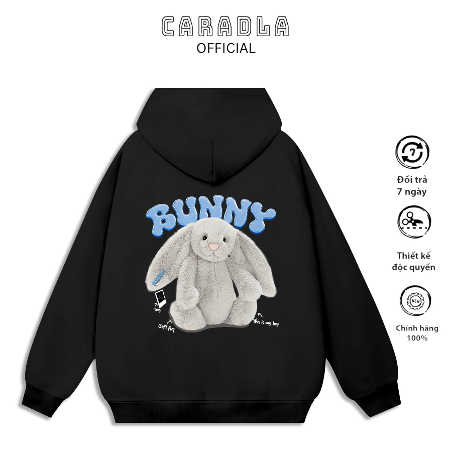 Áo Hoodie BST09 Nam Nữ CARADLA Chất Nỉ Lót Bông Mũ 2 Lớp Unisex Form ...
