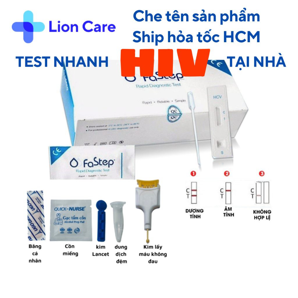 Que test thử nhanh hiv Fastep nhanh chóng bí mật chính xác có che tên ...
