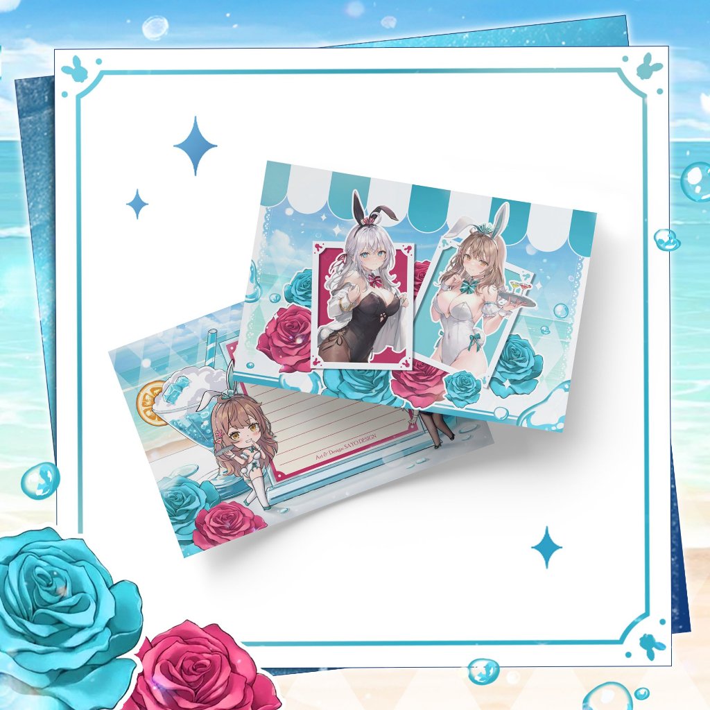 Postcard - Arya & Masha Bunny Ver. | Shopee Việt Nam