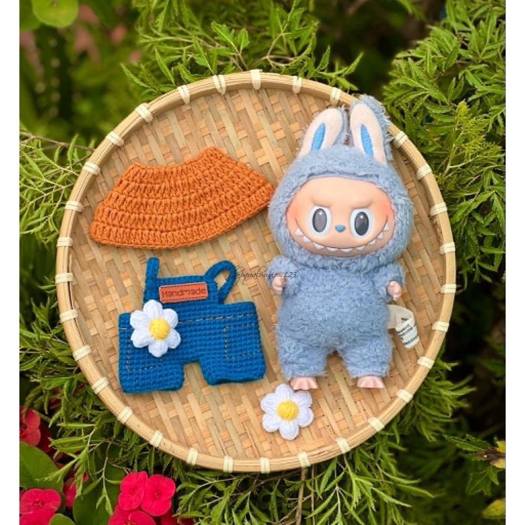 ♥️ Quần áo hoa cúc LABUBU handmade siêu hottrend -Outfit Labubu-Yếm cho ...