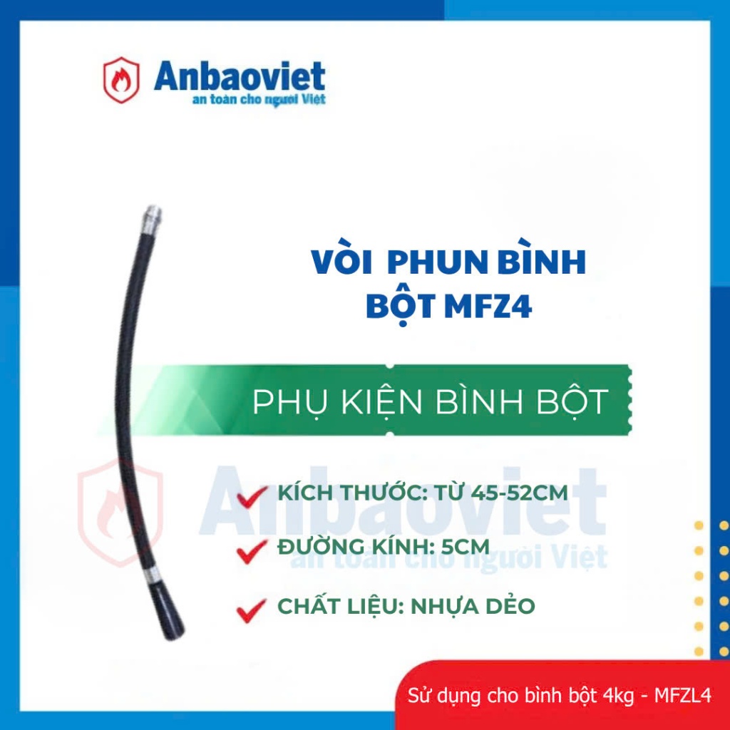 Vòi phun bột của bình chữa cháy bột 4kg - MFZ4 | Shopee Việt Nam