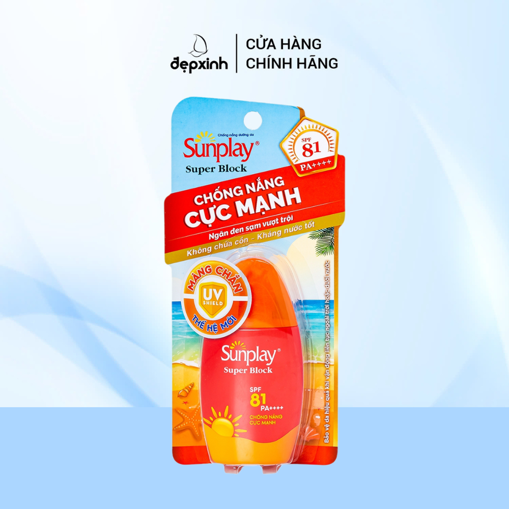 Sữa chống nắng cực mạnh Sunplay Super Block SPF 81 PA++++ 30g | Shopee ...
