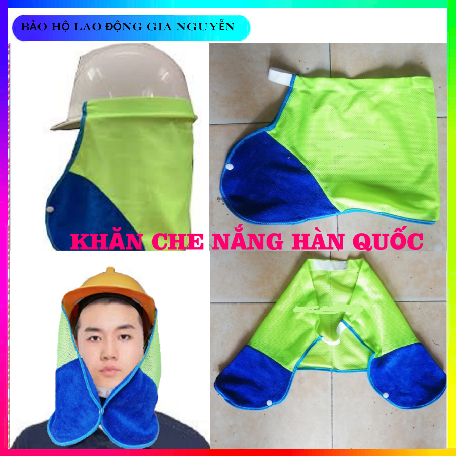 KHĂN CHE NẮNG BẢO HỘ LAO ĐỘNG ,VÀNH MŨ , NÓN BẢO HỘ HÀN QUỐC | Shopee ...