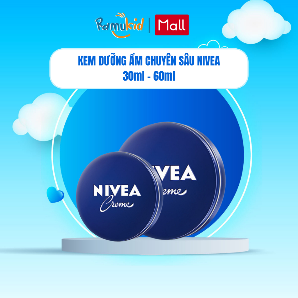 Kem Dưỡng Ẩm Da NIVEA Crème 30ml / 60ml - dưỡng ẩm, chống nẻ, giảm khô ...