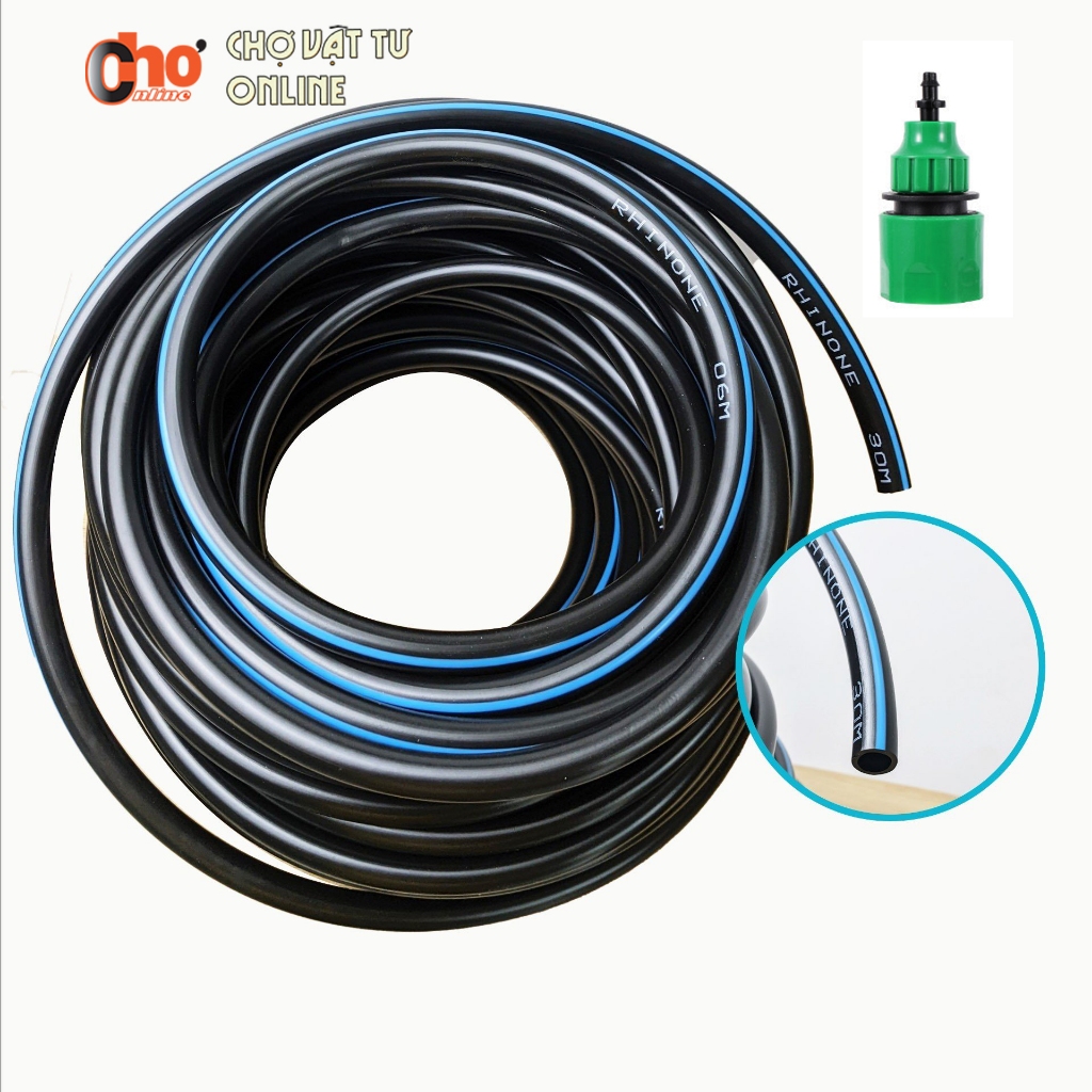 (Tặng nối nhanh dây 6mm) 20m ống dây nhựa mềm, dẻo PVC 4/6mm cho bộ tưới cây tự động | Shopee ...