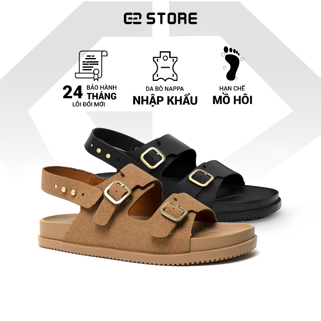 Dép quai hậu G2 Kaio dép da sandal nam, Dép xăng đan đi học thời trang unisex dáng dép quai ...