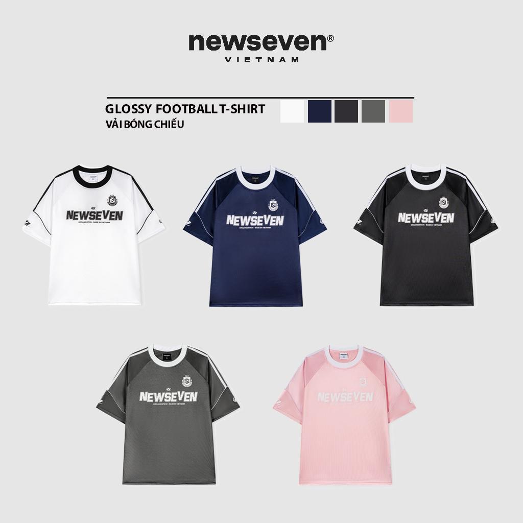 Áo Thun Vải Bóng NEWSEVEN Glossy Football T-Shirt AT.366 | Shopee Việt Nam