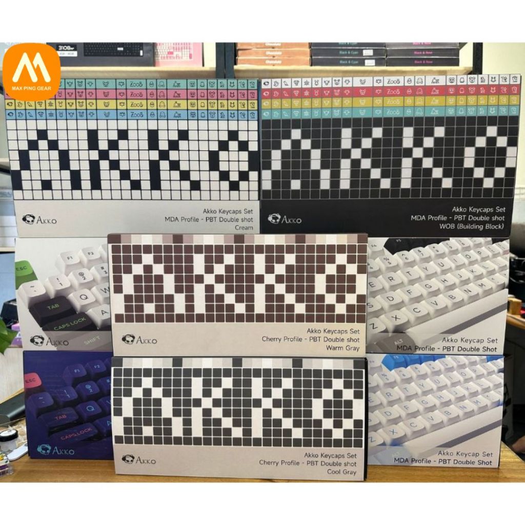 [HỎA TỐC] XÃ KHO KEYCAP AKKO - PBT Doulde shot- MDA/ Cherry Profile cho ...