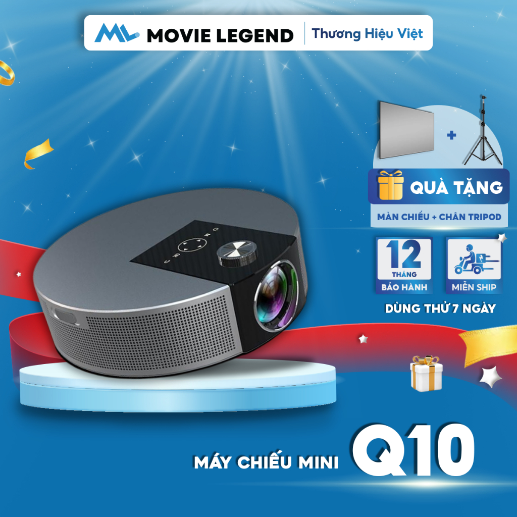 Máy Chiếu Q10 Mini Full HD - Máy Chiếu Movie Legend - Hỗ Trợ 4K ...