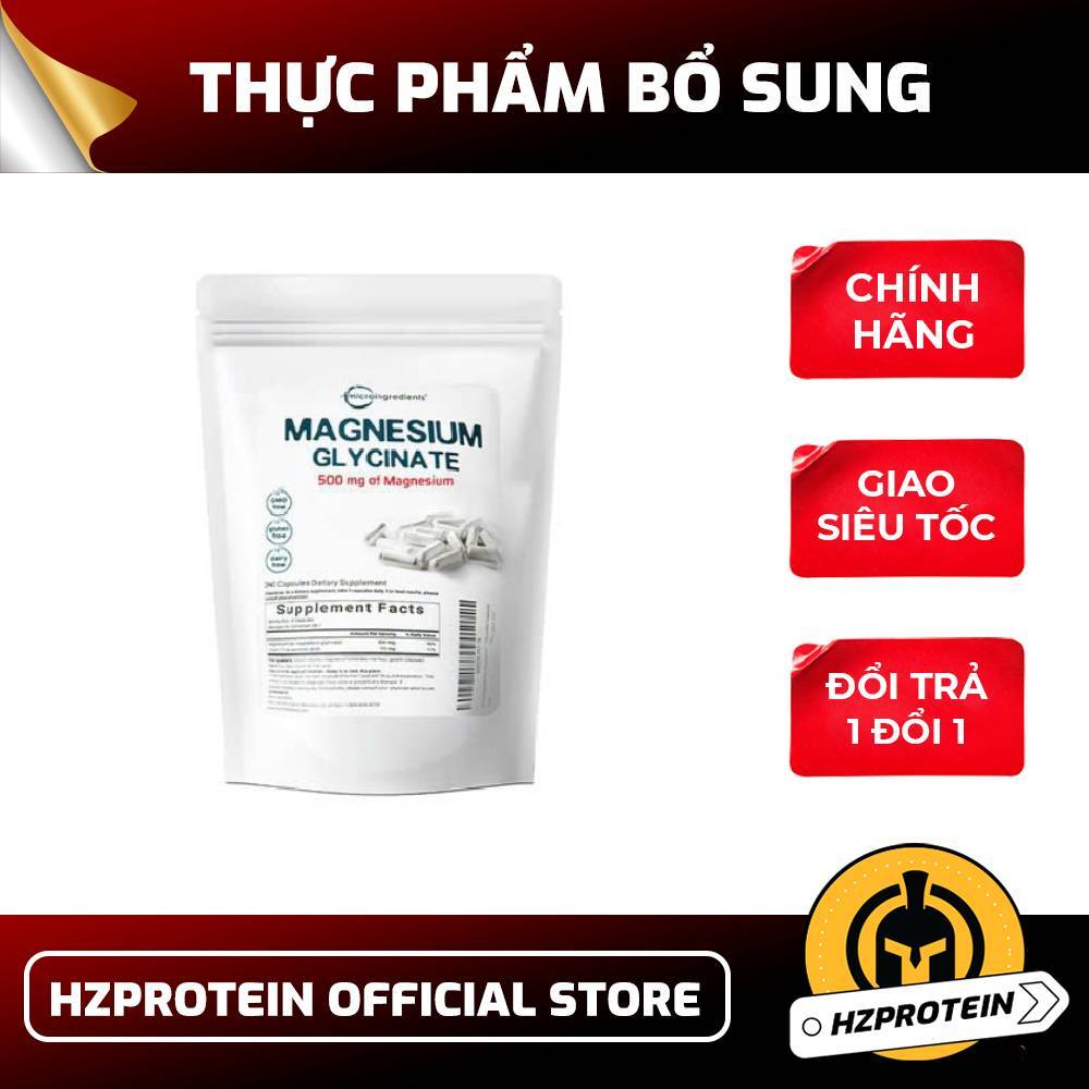 MICRO INGREDIENTS MAGNESIUM GLYCINATE CẢI THIỆN GIẤC NGỦ NGON DẠNG VIÊN ...