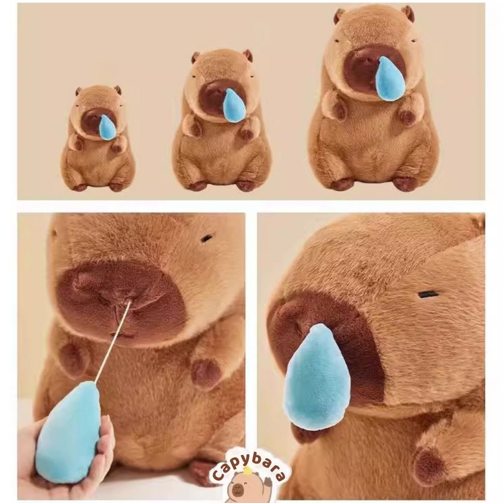 (HCM - Hỏa tốc 2h) Gấu bông Capybara chảy nước mũi capybara hồng mini ...