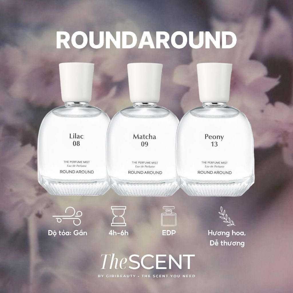 [FULLSIZE] Nước hoa nội địa Hàn ROUNDAROUND 30ml | Shopee Việt Nam