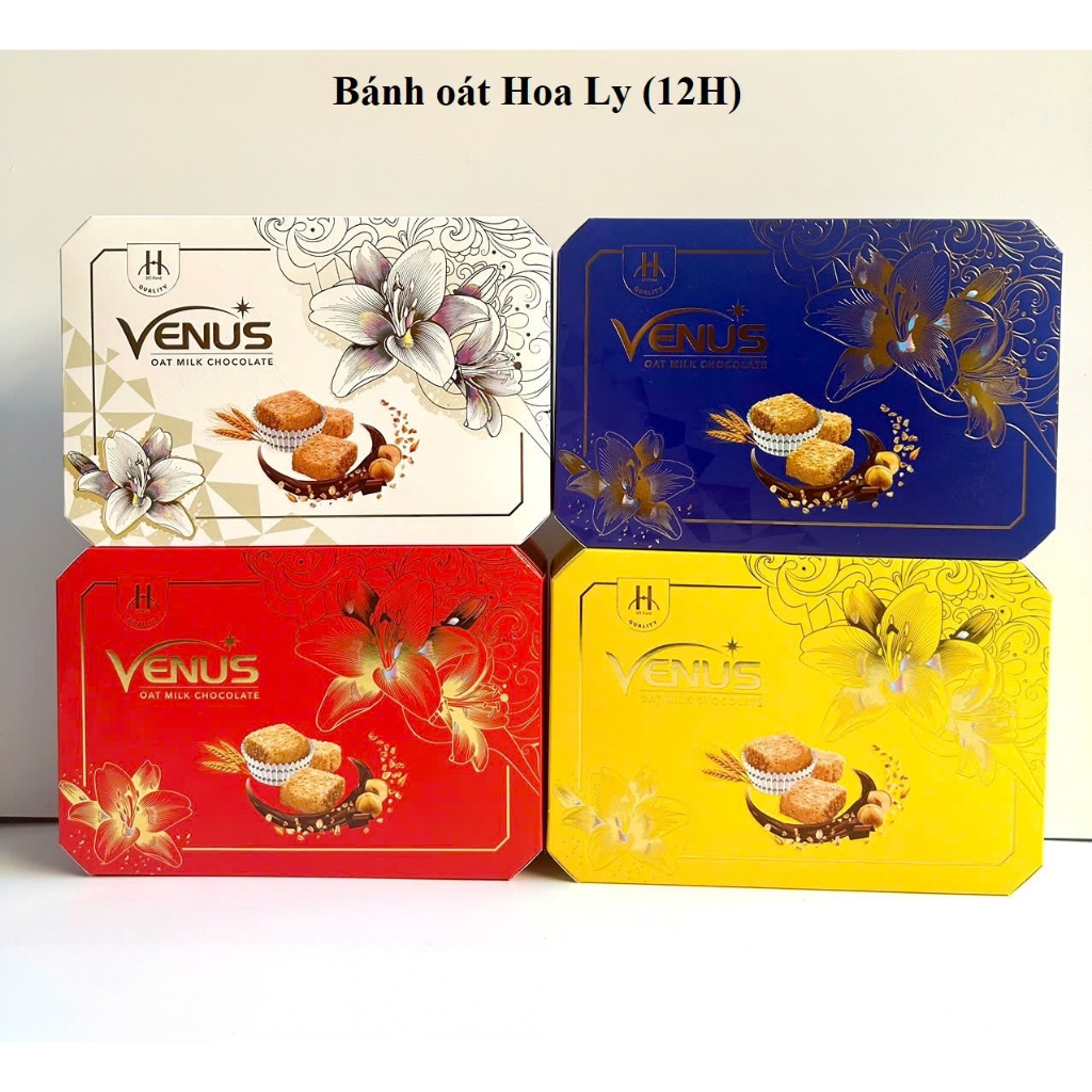 Hộp bánh Venus Oat Milk Chocolate - Hàng Tết 2025 | Shopee Việt Nam
