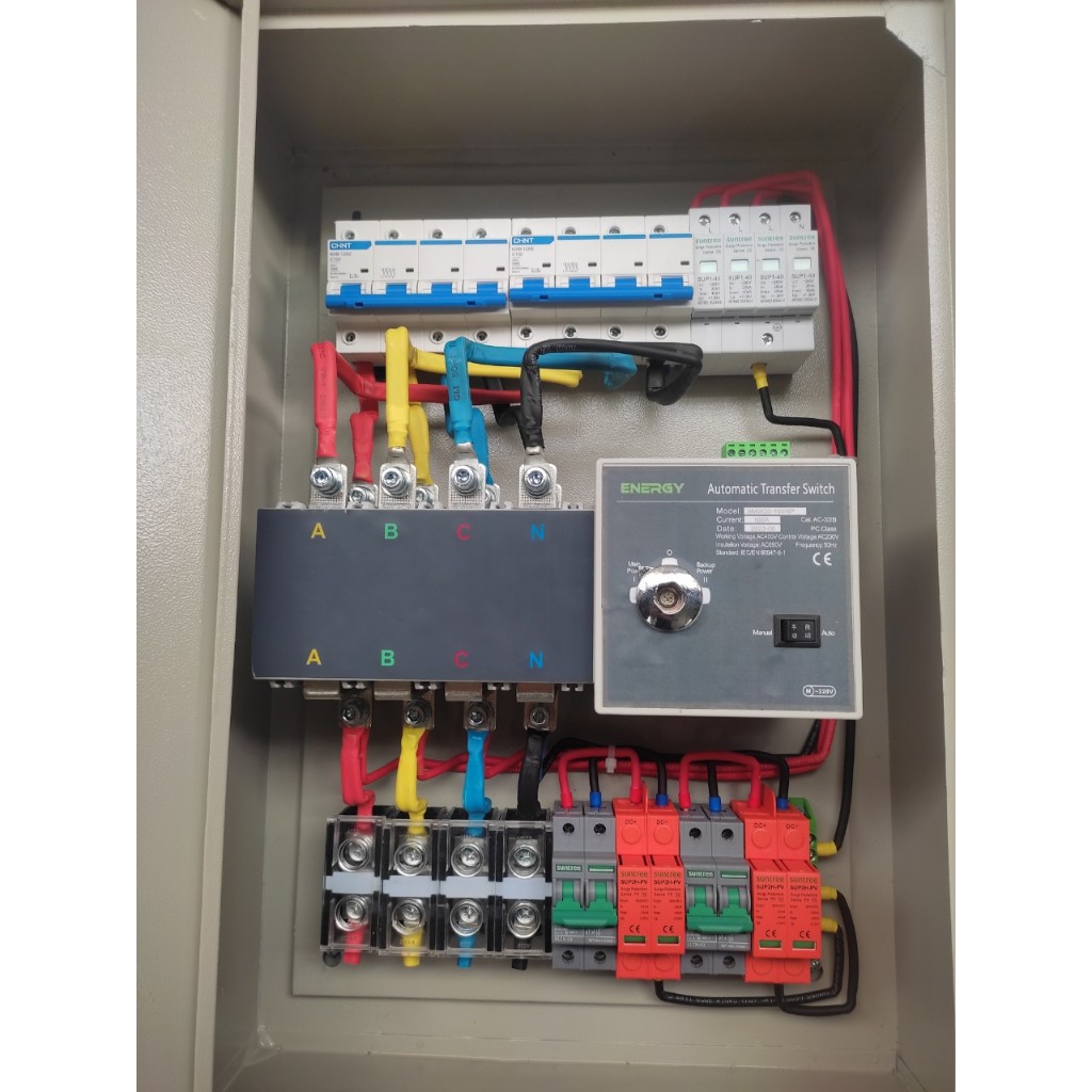 Tủ Điện Hybrid 20kW 3 Pha Dùng Trong Điện Năng Lượng Mặt Trời | Shopee ...