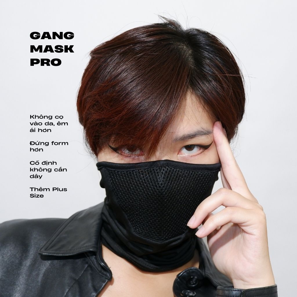 [Gang Mask] Mask Nửa Mặt Thời Trang Chống Bụi Chống UV Half Face Mask ...