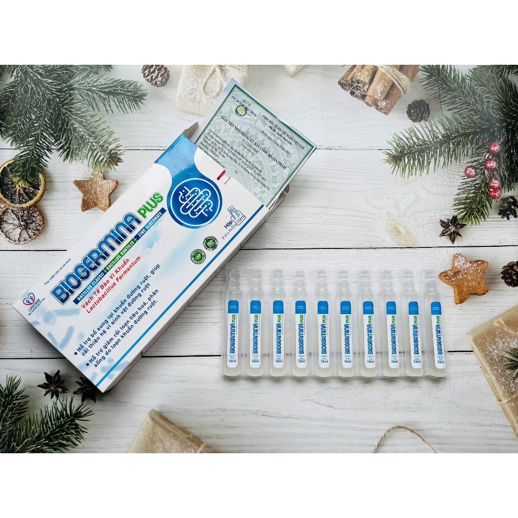 MEN VI SINH BÀO TỬ LỢI KHUẨN BIOGERMINA PLUS HỘP 20 ỐNG CHO BÉ TÁO BÓN ...