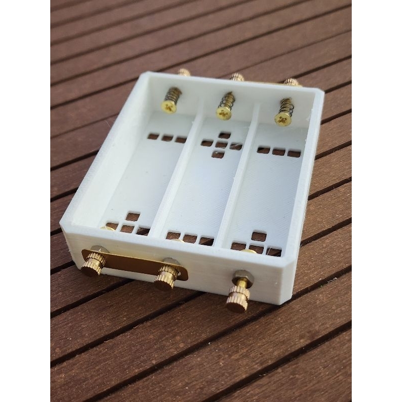 Khay pin 12v - pin 18650, 21700. Kết nối đồng vàng cao cấp, chống oxy ...