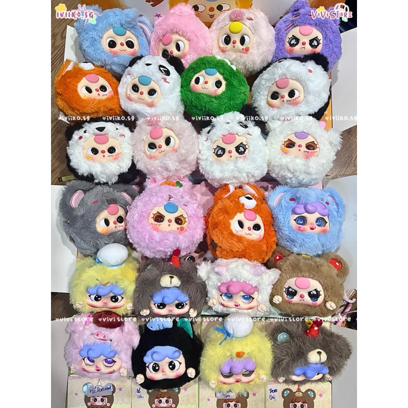 IVI IKO | Mô hình đồ chơi móc khoá thú bông Migo, Baby Three V1+zipper ...