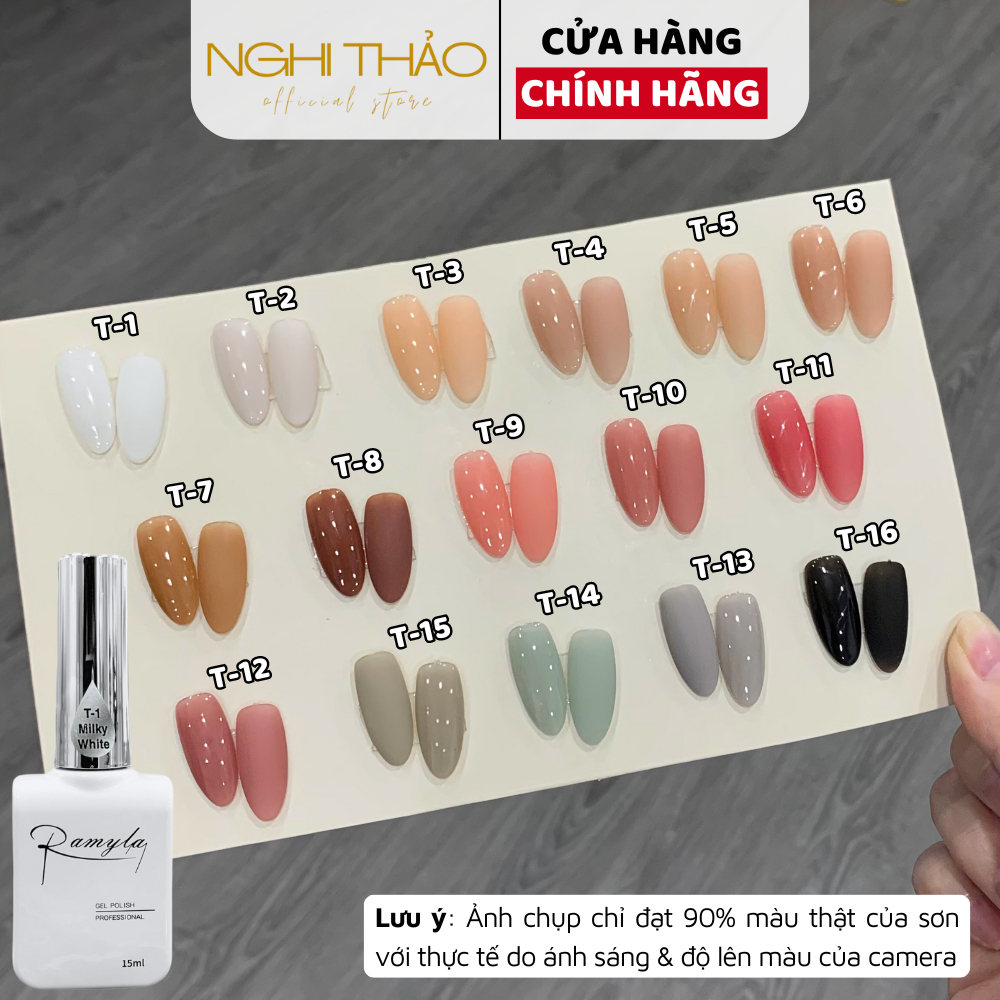 Sơn gel thạch đục lẻ màu RAMYLA Nghi Thảo | Shopee Việt Nam