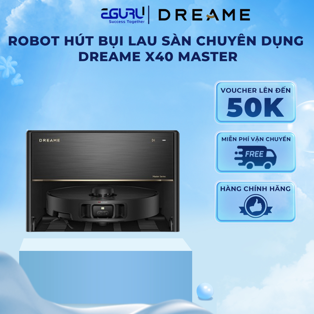 Robot hút bụi lau sàn chuyên dụng Dreame X40 Master - Bản quốc tế - Bảo hành 24 tháng | Shopee ...