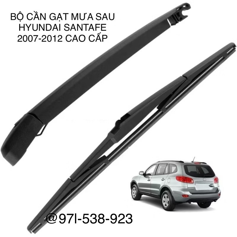 TRỌN BỘ CẦN CHỔI NẮP GẠT MƯA SAU HYUNDAI SANTAFE 2007-2012cao cấp giá rẻ 98820-2B000 | Shopee ...