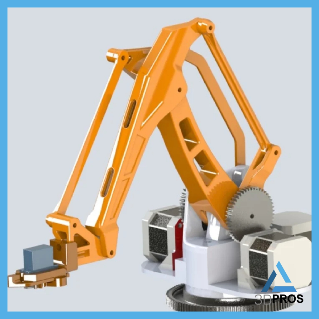 Cánh tay robot 4 bậc ver 2 - siêu to - cứng cáp - sử dụng động cơ step - 3dpros | Shopee Việt Nam